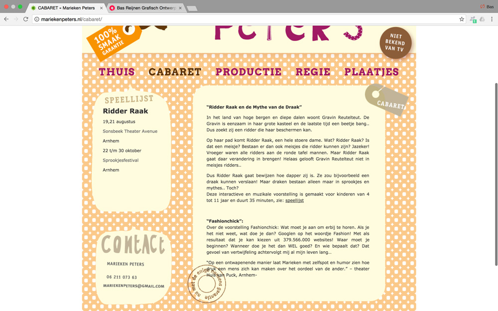 Grafisch Ontwerp Nijmegen - Bas Reijnen | Marieken Peters