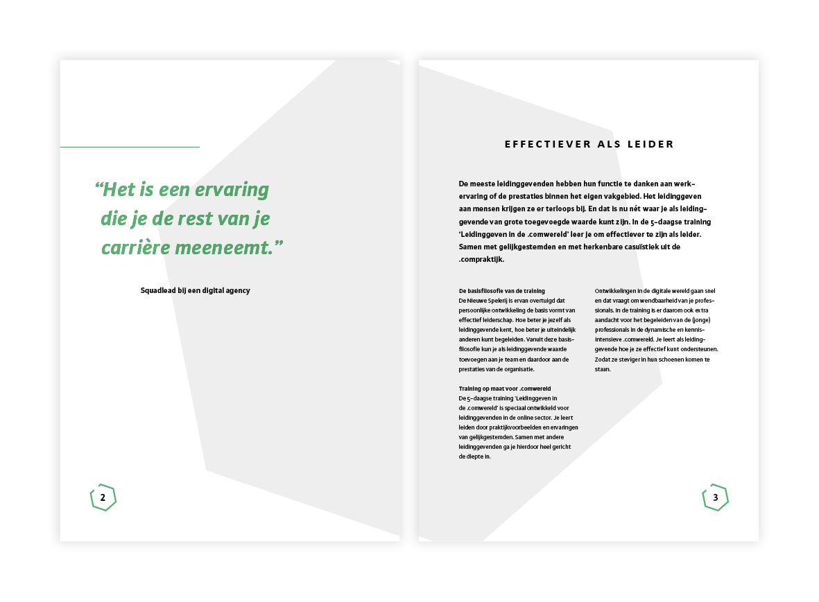 Grafisch Ontwerp Nijmegen - Bas Reijnen | Brochure De Nieuwe Spelerij